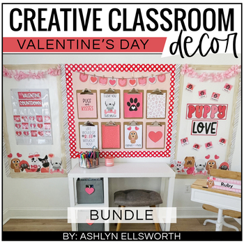 Valentine's Day Classroom Decor Bundle - The Creative Classroom