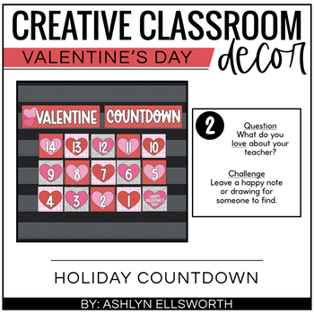 Valentine's Day Countdown Bulletin Board - The Creative Classroom