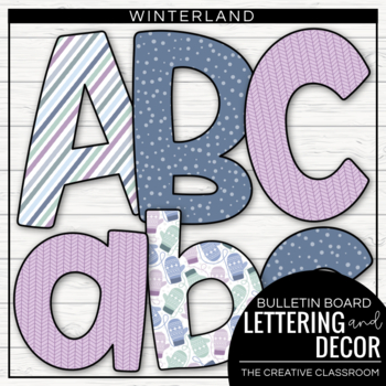 Winter Bulletin Board Lettering and Borders - The Creative Classroom